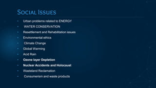 Social Issues and the Environment Ozone layer depletion, Nuclear ...