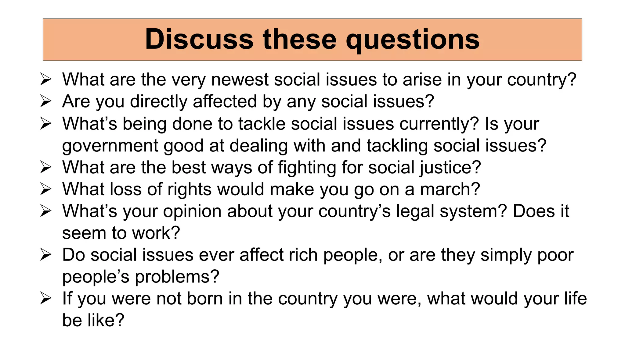 Social issues c1 | PPTX
