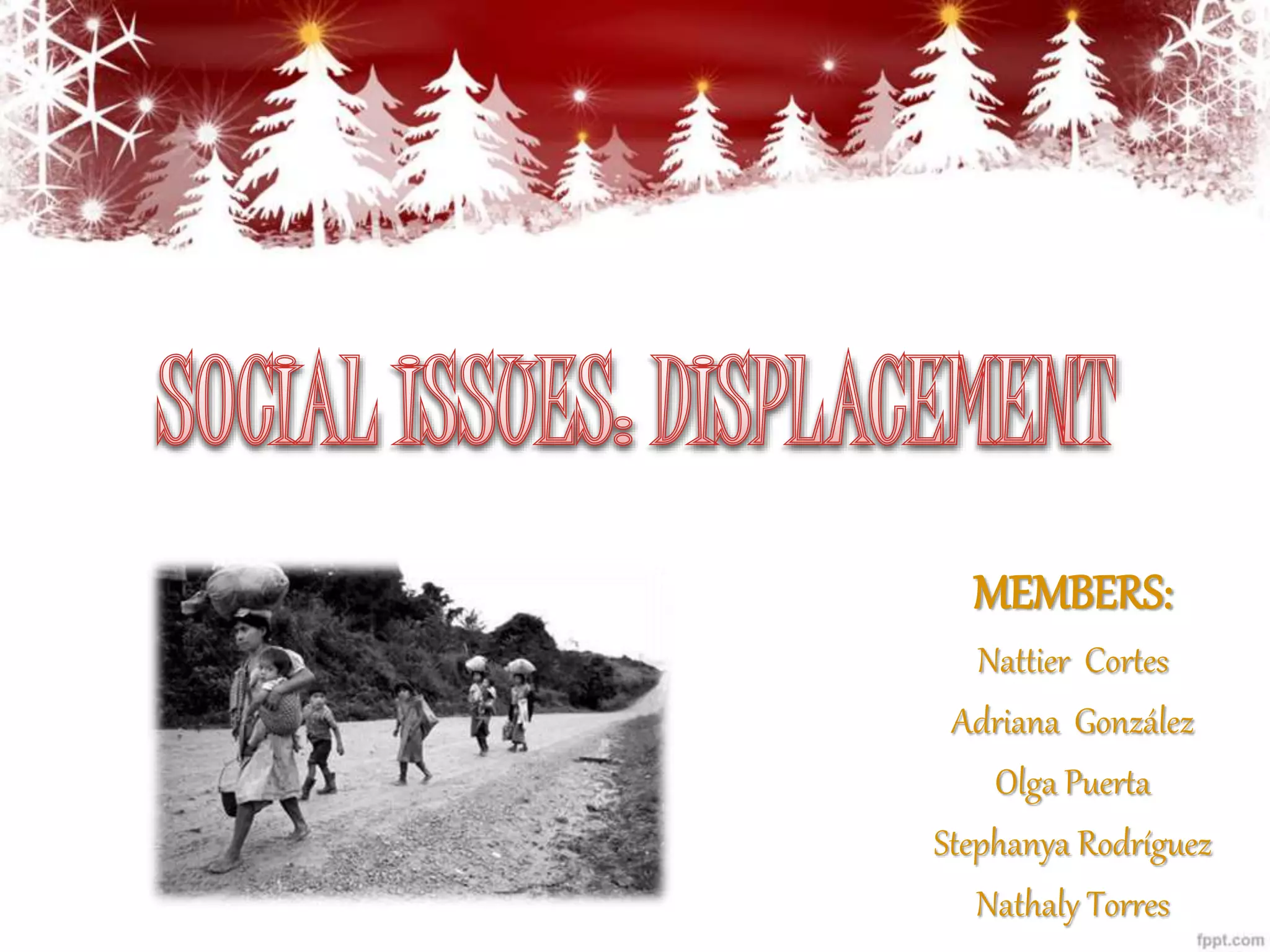 Social issues displacement | PPT
