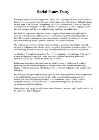 Social Issues Essay.pdf