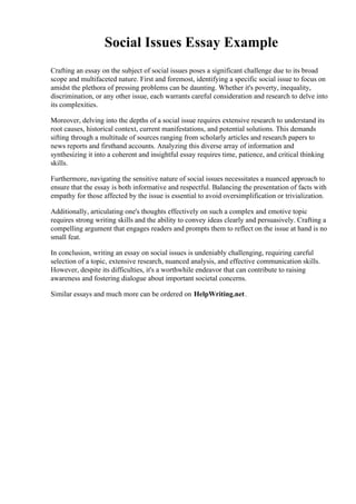 Social Issues Essay Example.pdf