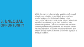Social issues & their implications to eduaction | PPTX