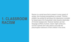 Social issues & their implications to eduaction | PPTX