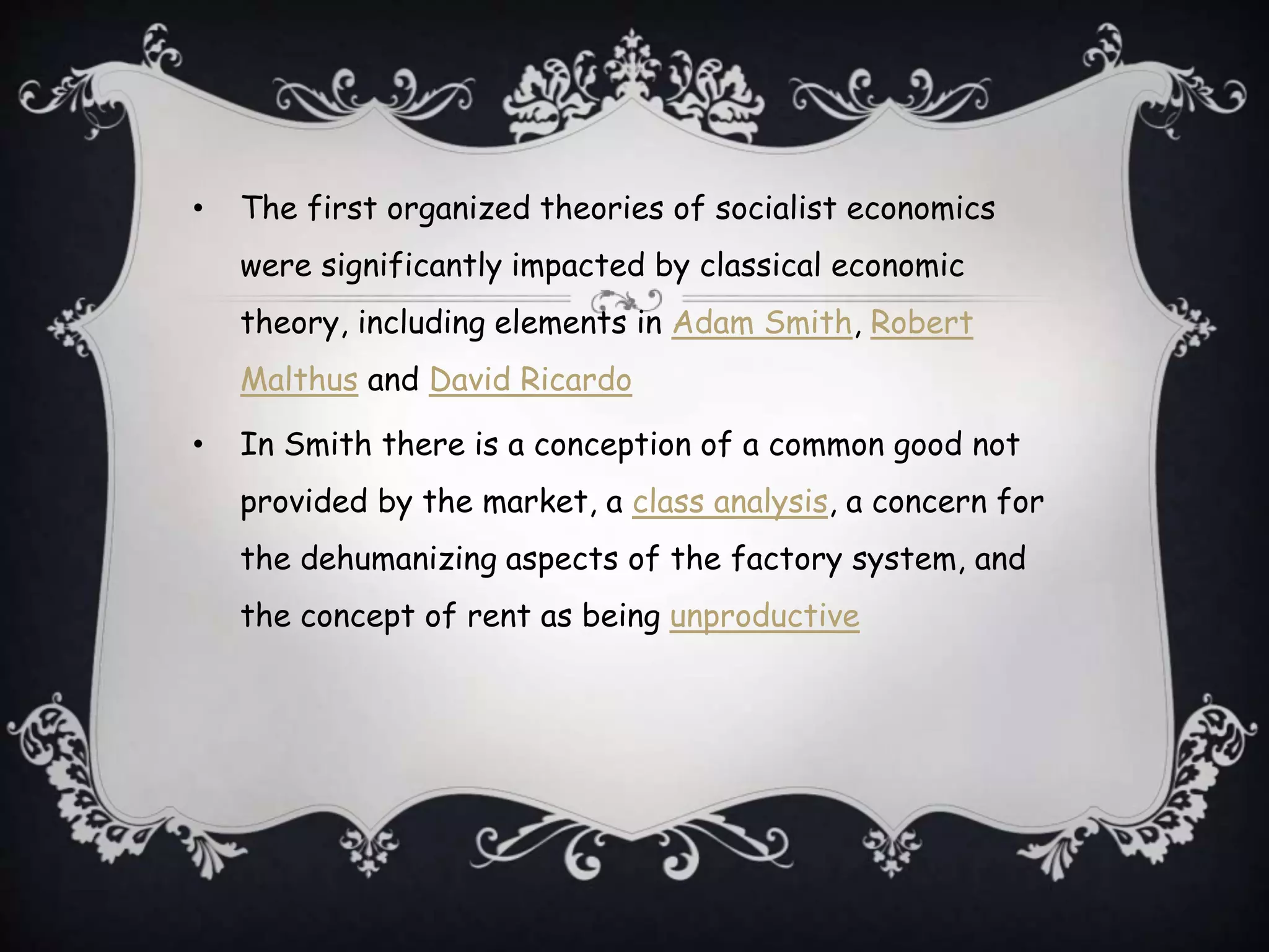 Socialist economic | PPTX