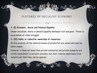 Socialist economic | PPTX