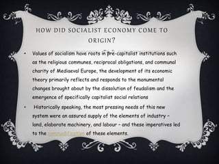 Socialist economic | PPTX