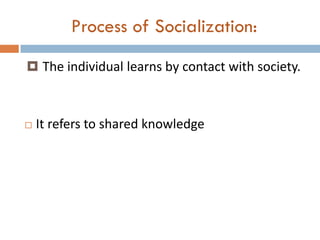 Socialization | PPTX
