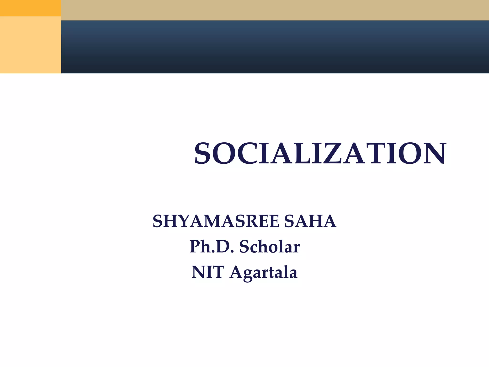 Socialization | PPT