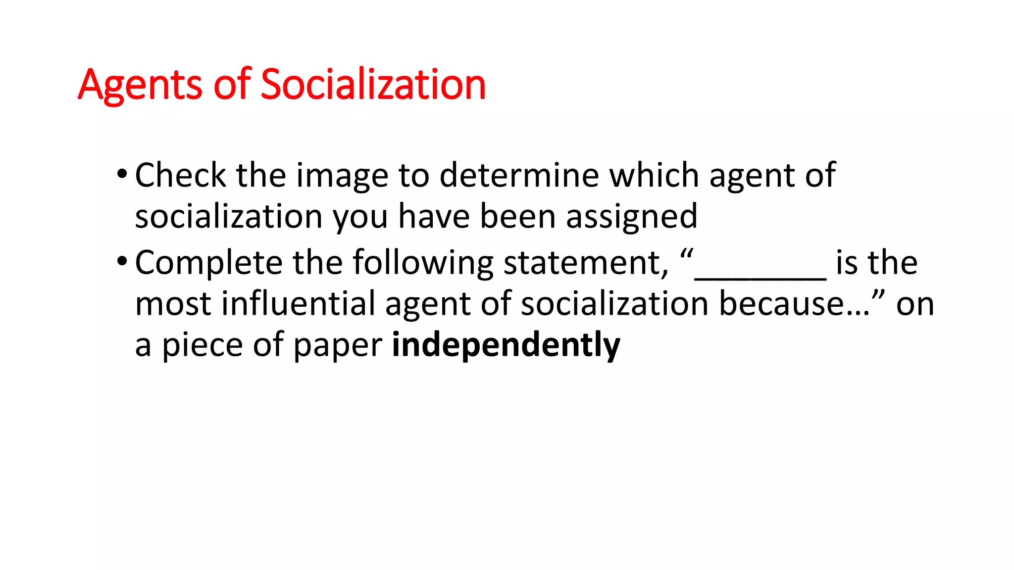 Socialization | PPT