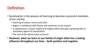 Socialization | PPT