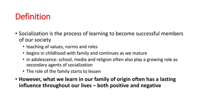 Socialization | PPT
