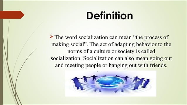Socialization | PPT