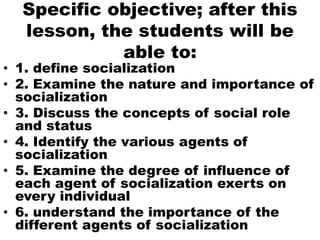 Socialization | PPTX