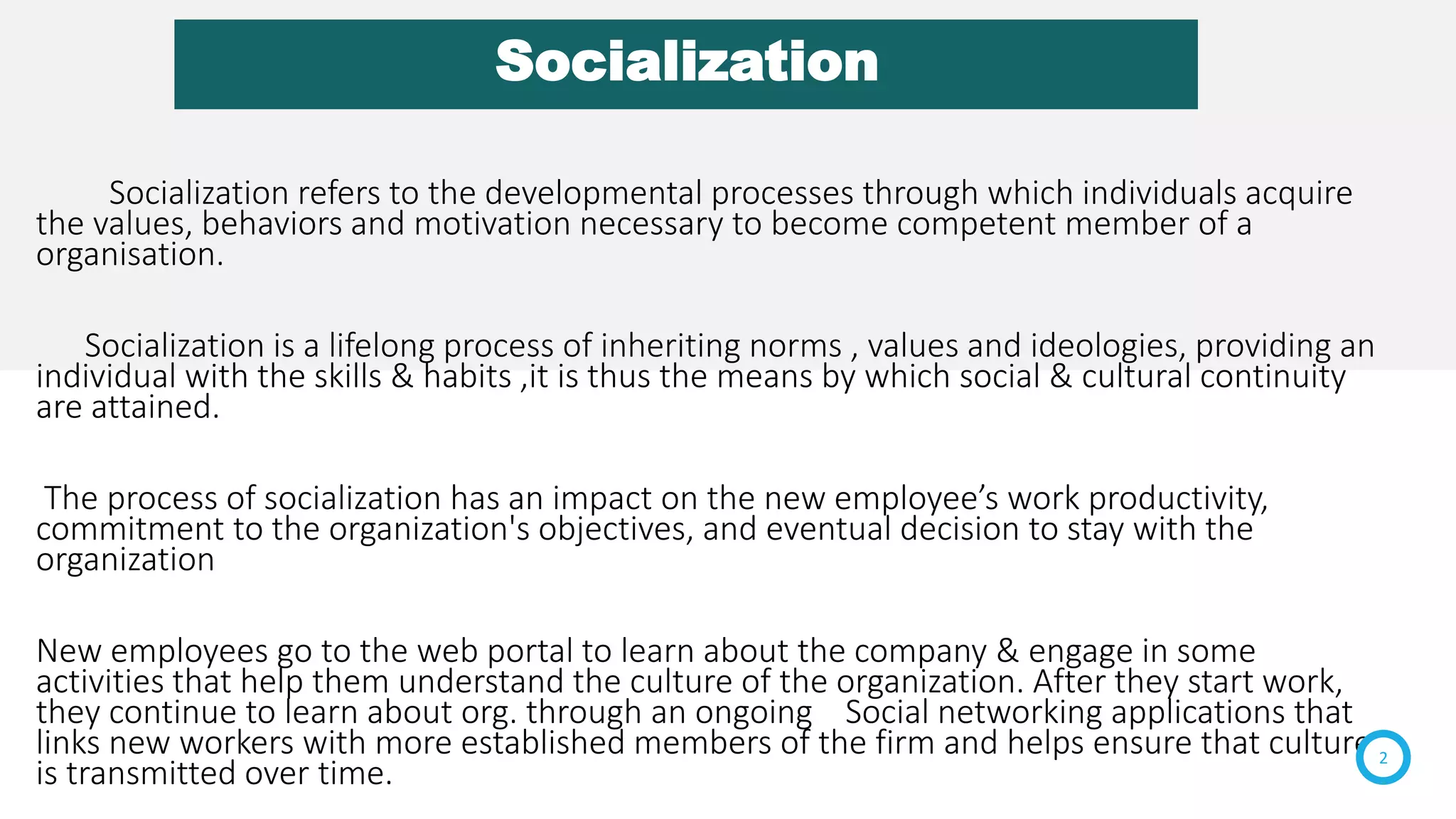 Socialization | PPT