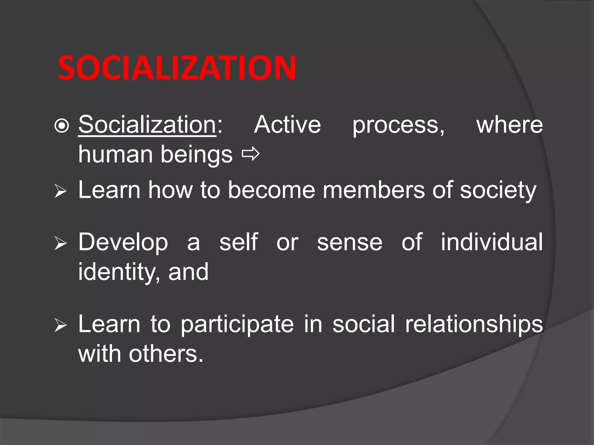 Socialization | PPTX