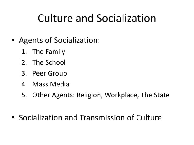socialization and culture .ppt