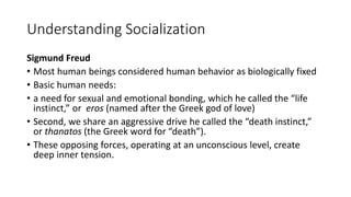 Socialization in sociology(how people learn norms and values).pptx