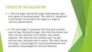 Socialization in sociology ppt by Dr. Mumux | PPTX