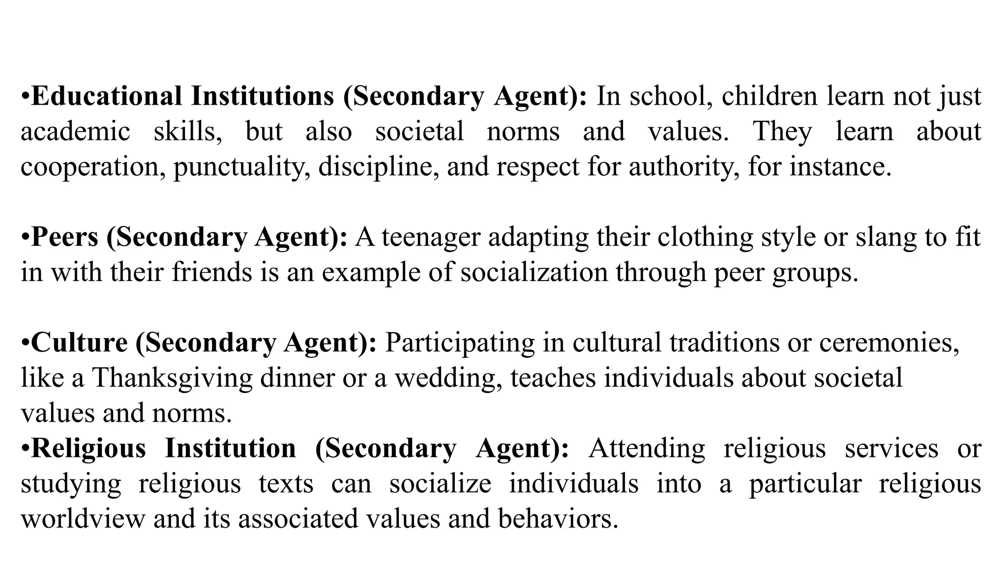 Socialization, agent of socialization | PPT