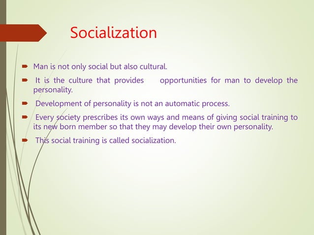 Socialization and Personality .pptx
