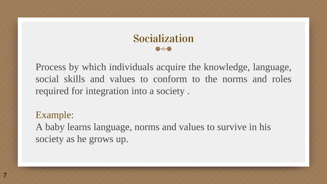 Socialization and the life course | PPTX