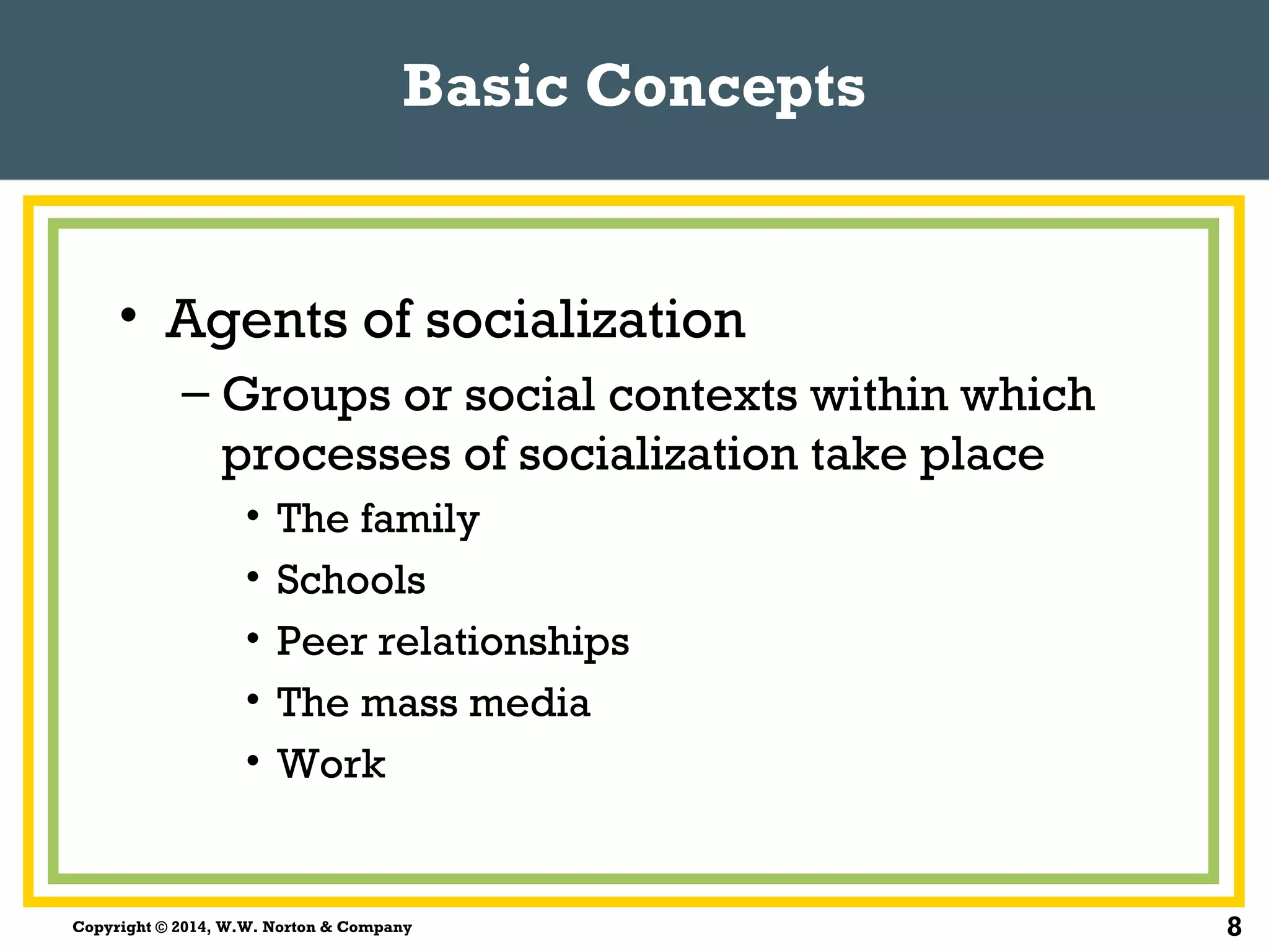 Vermette - PP - Chapter 4 - Socialization and the life cycle | PPT