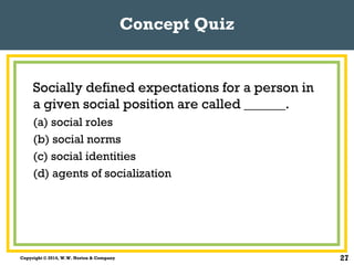 Vermette - PP - Chapter 4 - Socialization and the life cycle | PPT
