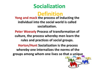 Socialization ch 12 | PPTX