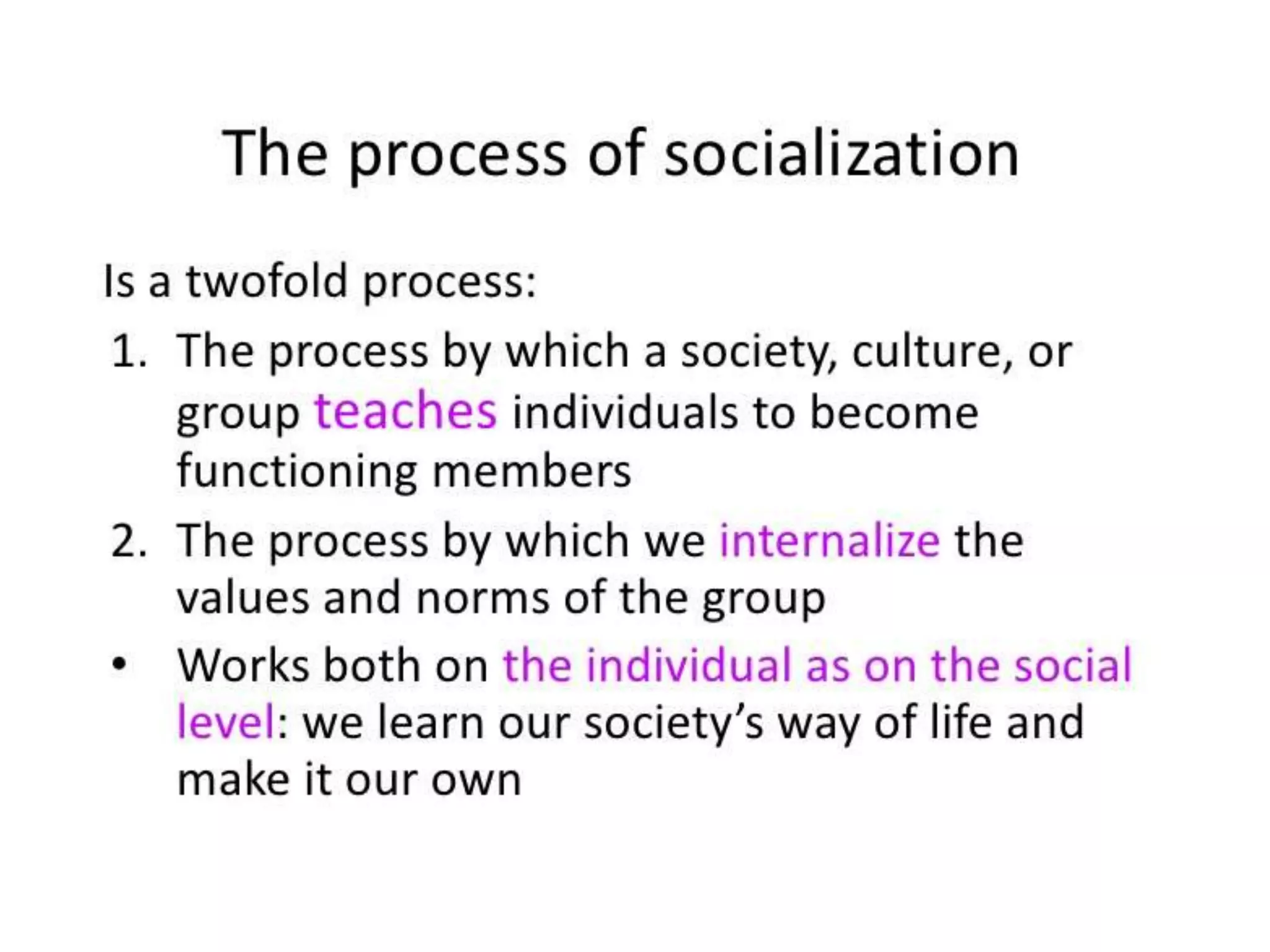 Socialization in learning process | PPT