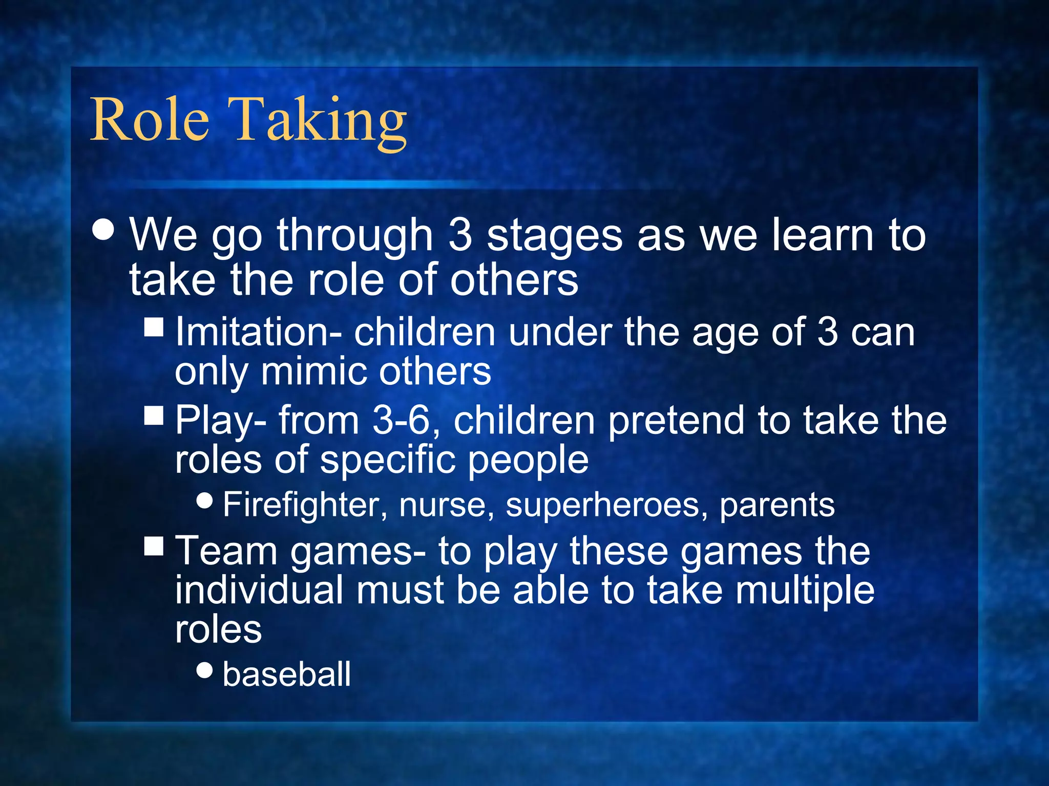 Socialization into the self, mind and emotions | PPT