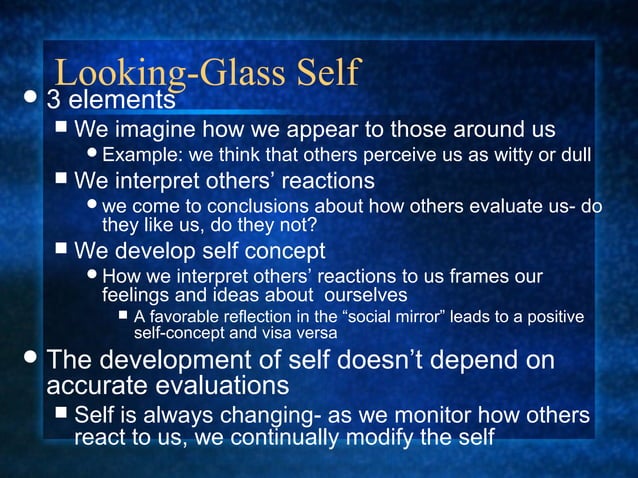 Socialization into the self, mind and emotions | PPT