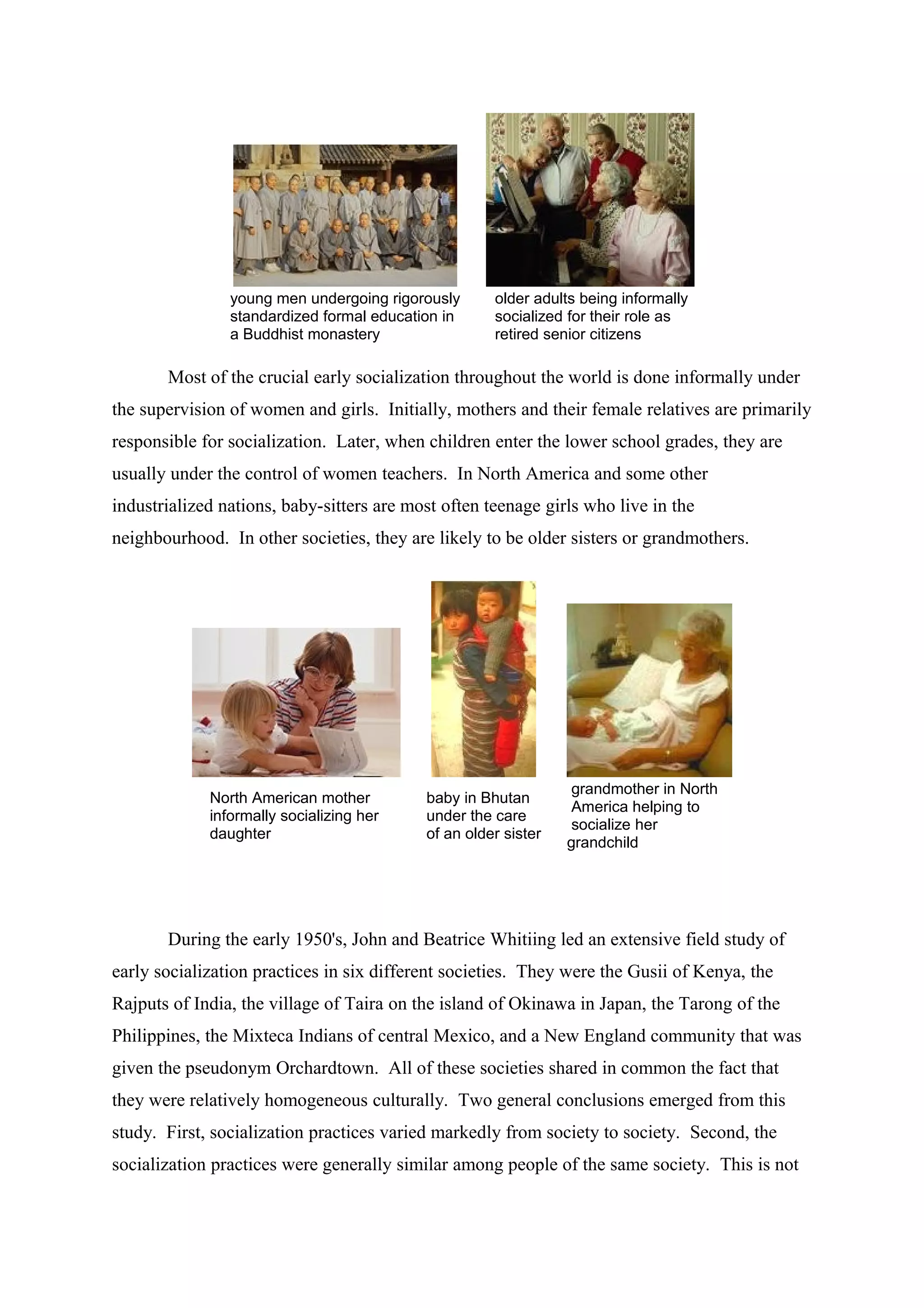 Socialization of children | DOC