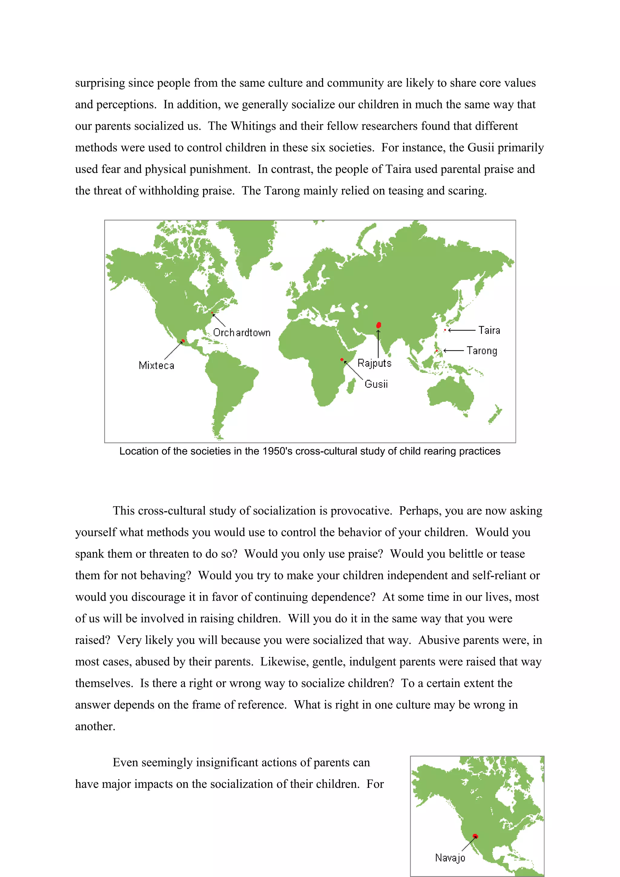 Socialization of children | DOC