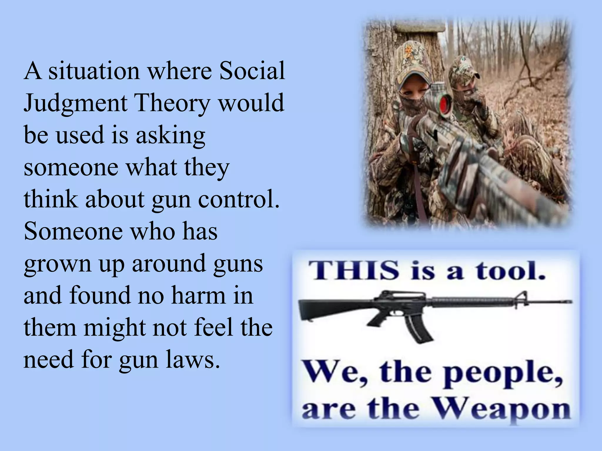 Social Judgment Theory Presentation | PPTX