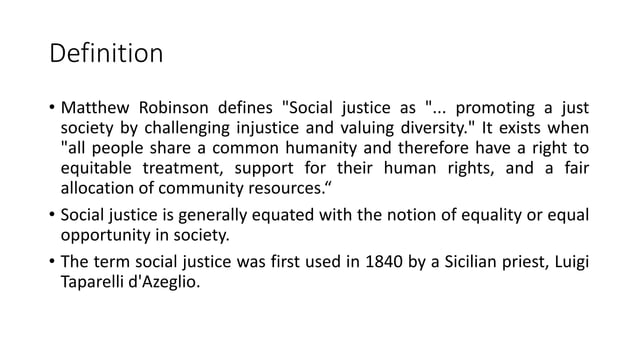SOCIAL JUSTICE.pptx | Mental Health | Diseases and Conditions