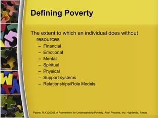 Social Justice: Culture & Poverty | PPTX