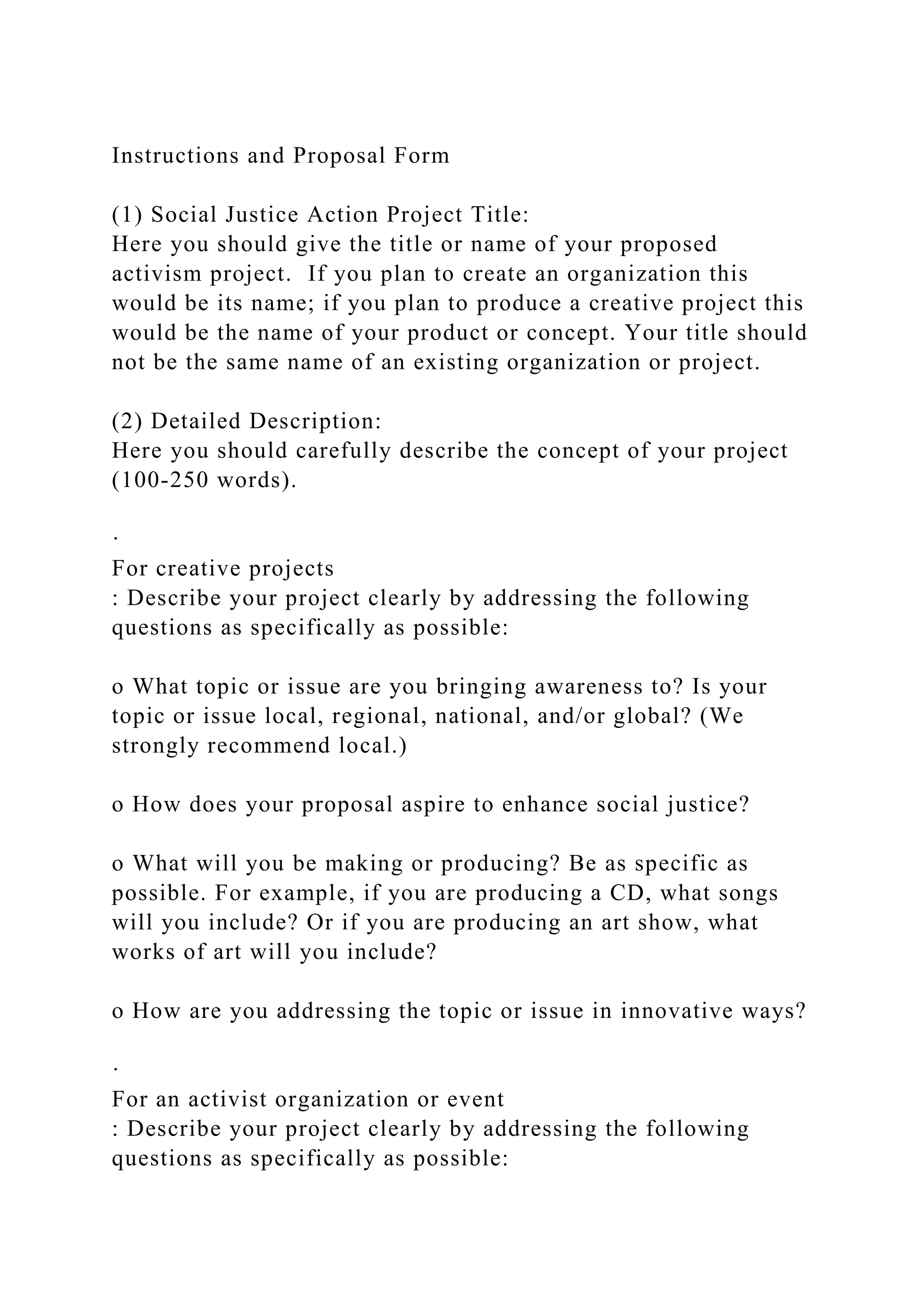 Social Justice Action Project ProposalPurpose This assign.docx
