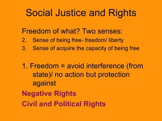 Social justice and rights sping12 | PPT