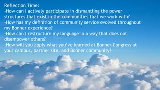 Social justice approach to community service | PDF