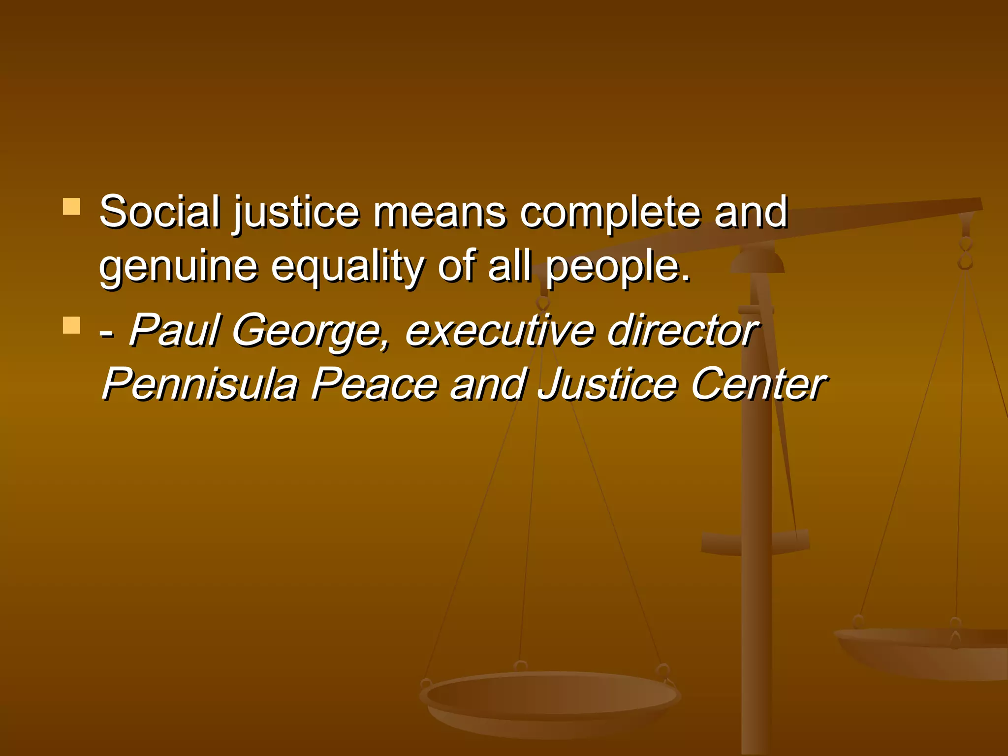 Social Justice Introduction | PPT