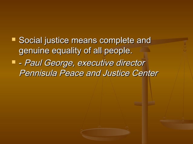 Social Justice Introduction | PPT