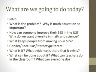 Social justice & mathematics education | PPT