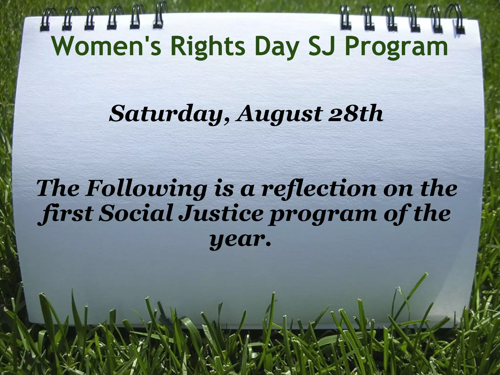 Social Justice Presentation 1 | PPT