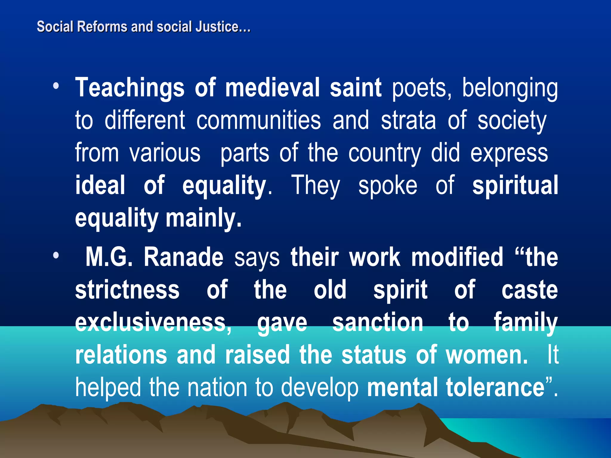 Social justice / social reform | PPT