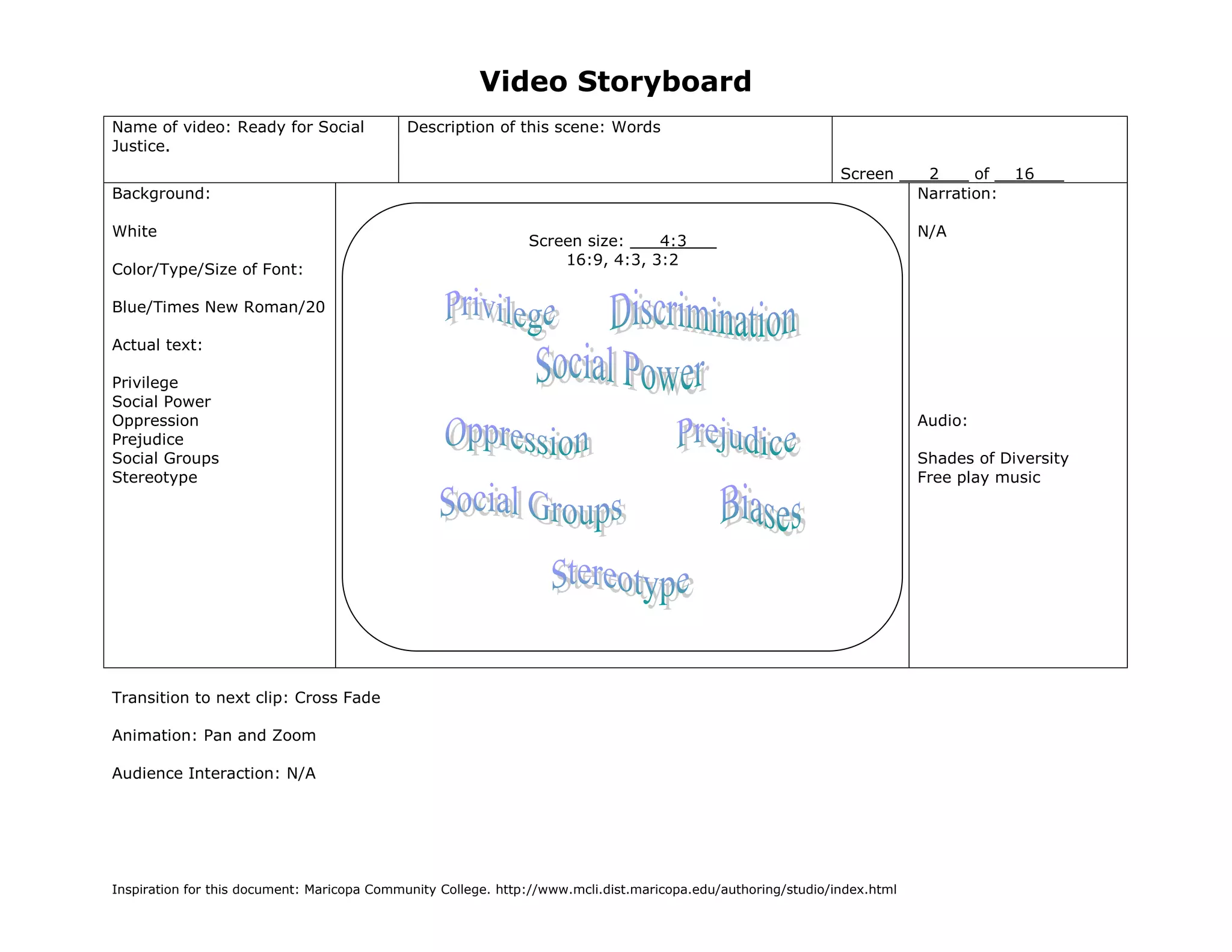 Social justice storyboard | PDF