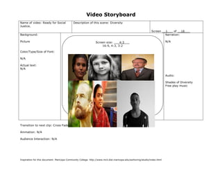 Social justice storyboard | PDF