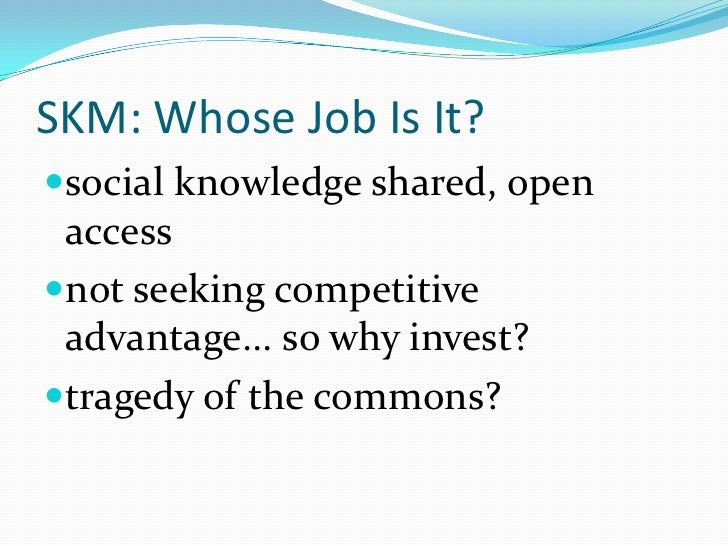 Social Knowledge Management
