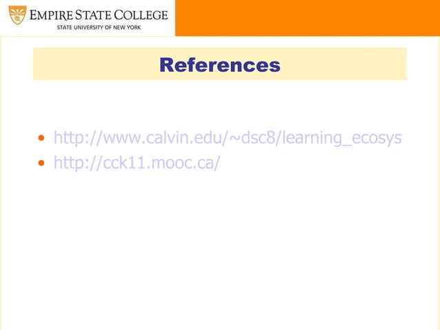 Social learning ecosystem bl 2011 | PPT