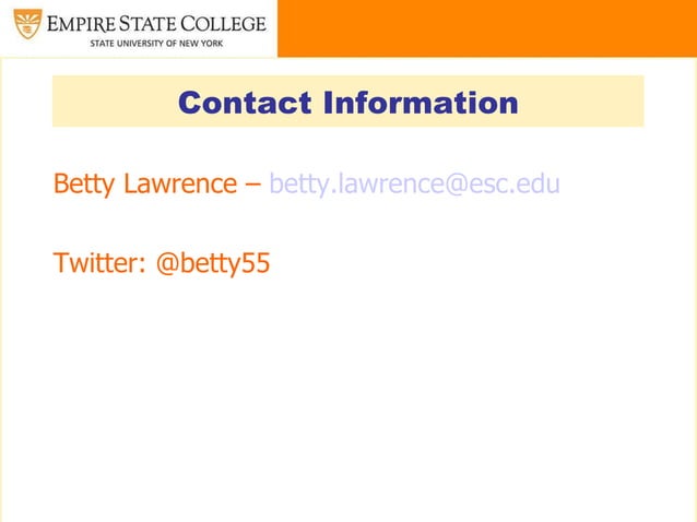 Social learning ecosystem bl 2011 | PPT