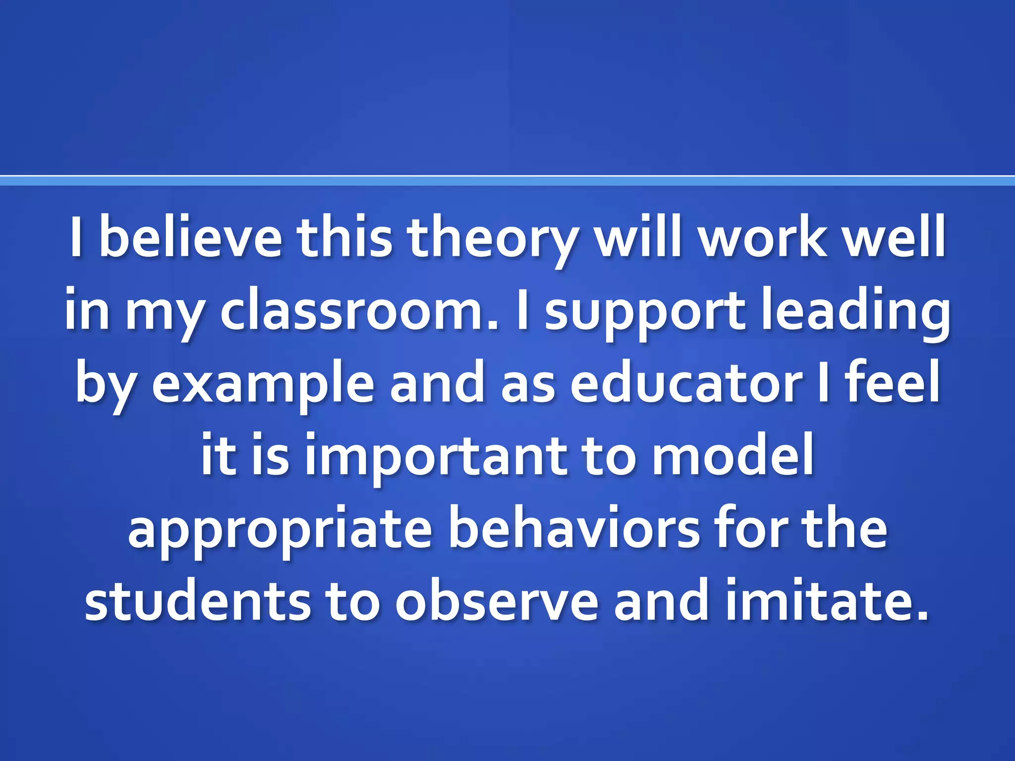 Social Learning Theory | PPTX
